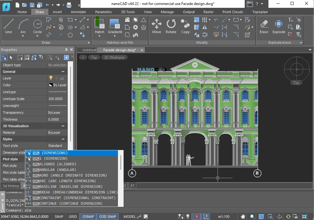 NanoCAD 2D - Dibujo técnico en 2D